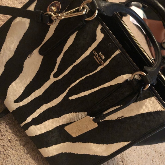 Coach | Bags | Zebra Print Coach Purse | Poshmark